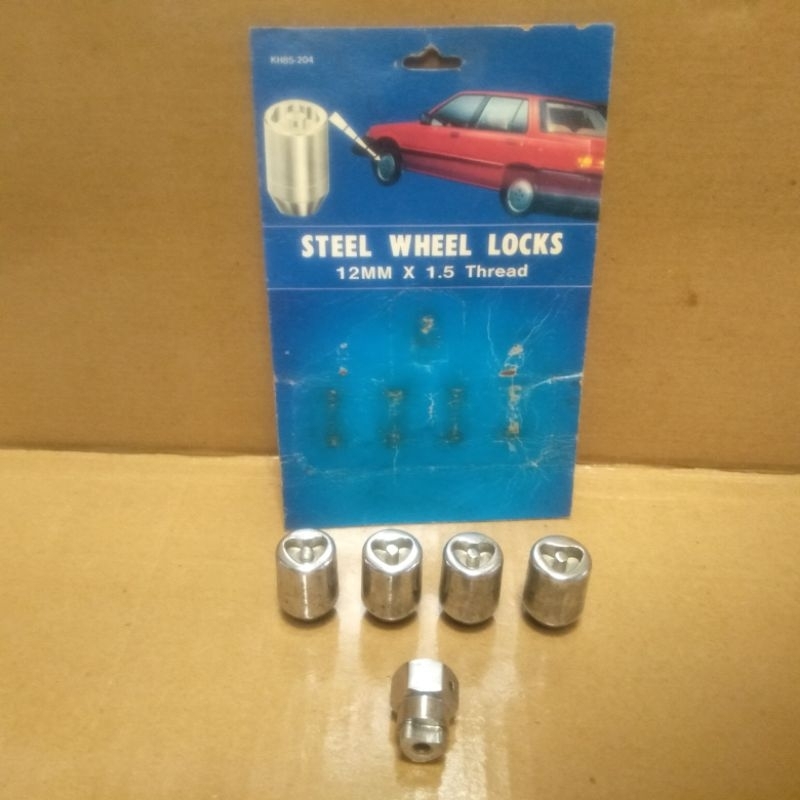 Jual Steel Wheel Locks - Kunci Mur Baut Roda Mobil Original Japan ...