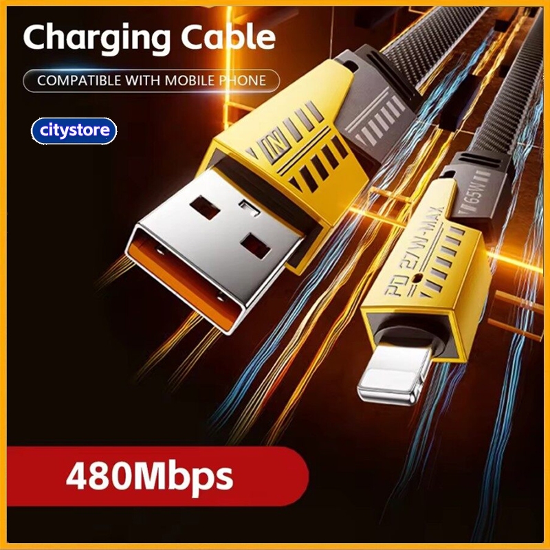 Jual Citystore Kabel Data Pengisian Cepat 120W Kabel Data Type C 4in 1 ...