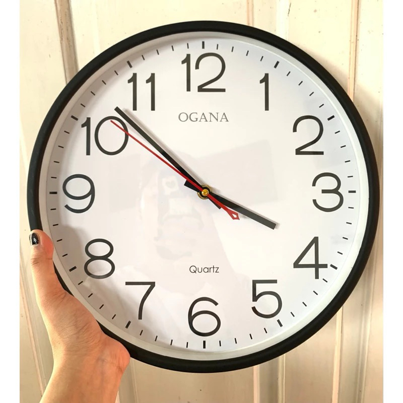 Jual Jam Dinding Kantor Rumah Classic Polos Klasik Putih Minimalis ...