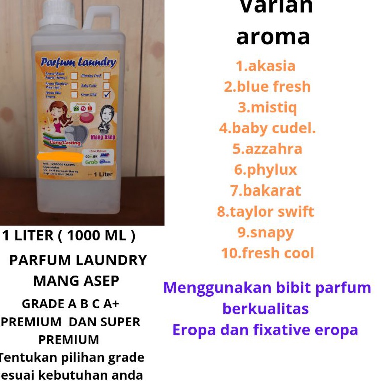 Jual PARFUM LAUNDRY MANG ASEP 1 LITER | Shopee Indonesia