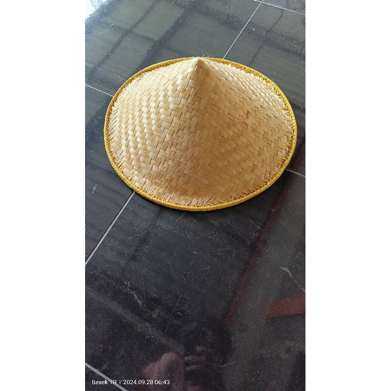 Jual caping bambu/topi bambu/home decore | Shopee Indonesia