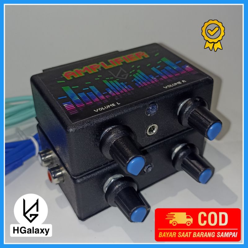 Jual power mini amplifier 5 volt(USB) stereo power amplifier miniatur ...