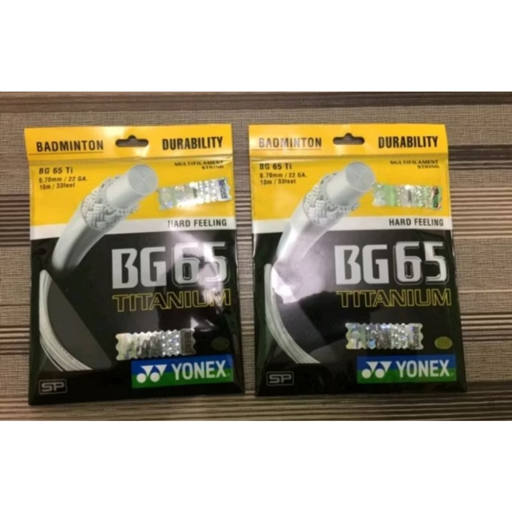 Jual Senar Raket Bulutangkis Senar Badminton Yoneexx BG65 TI / BG 65 ...