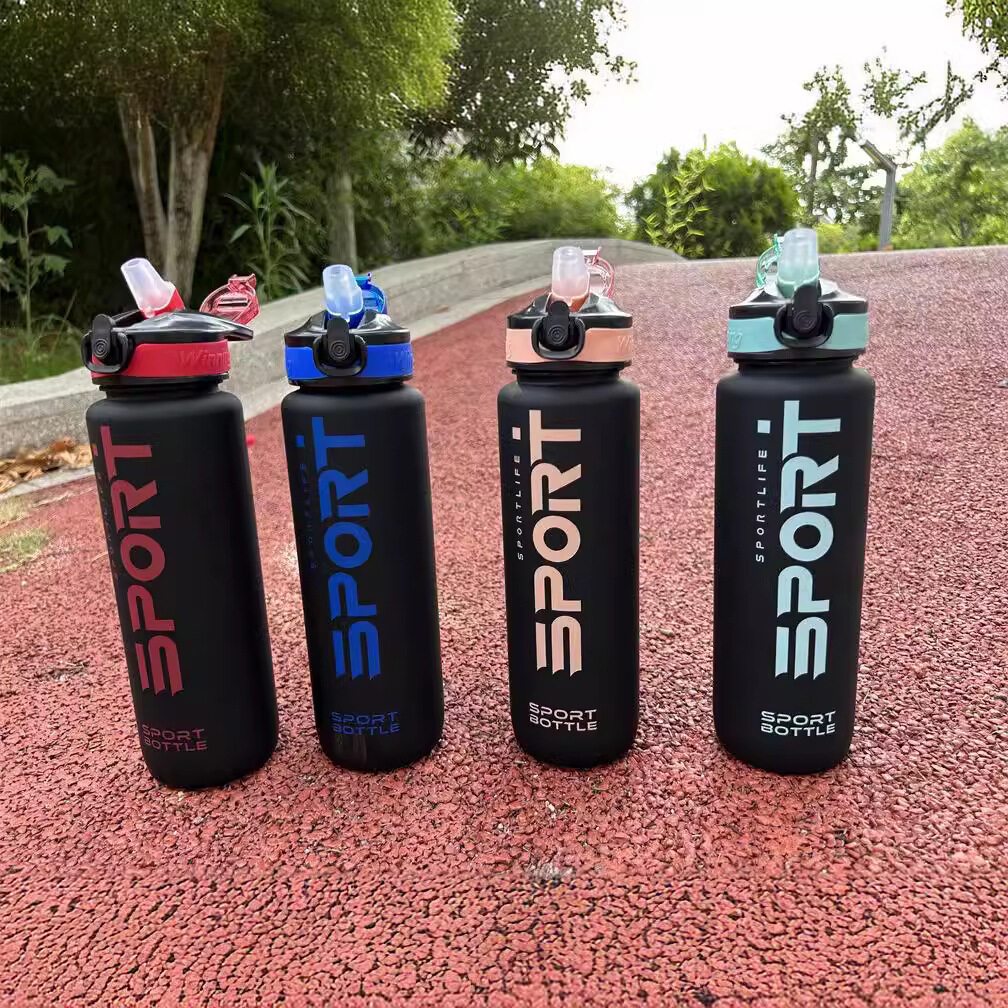 Jual BOTOL MINUM HITAM DOFF MODEL SPORT ESKLUSIF PENGUNCI FLIP ON ...