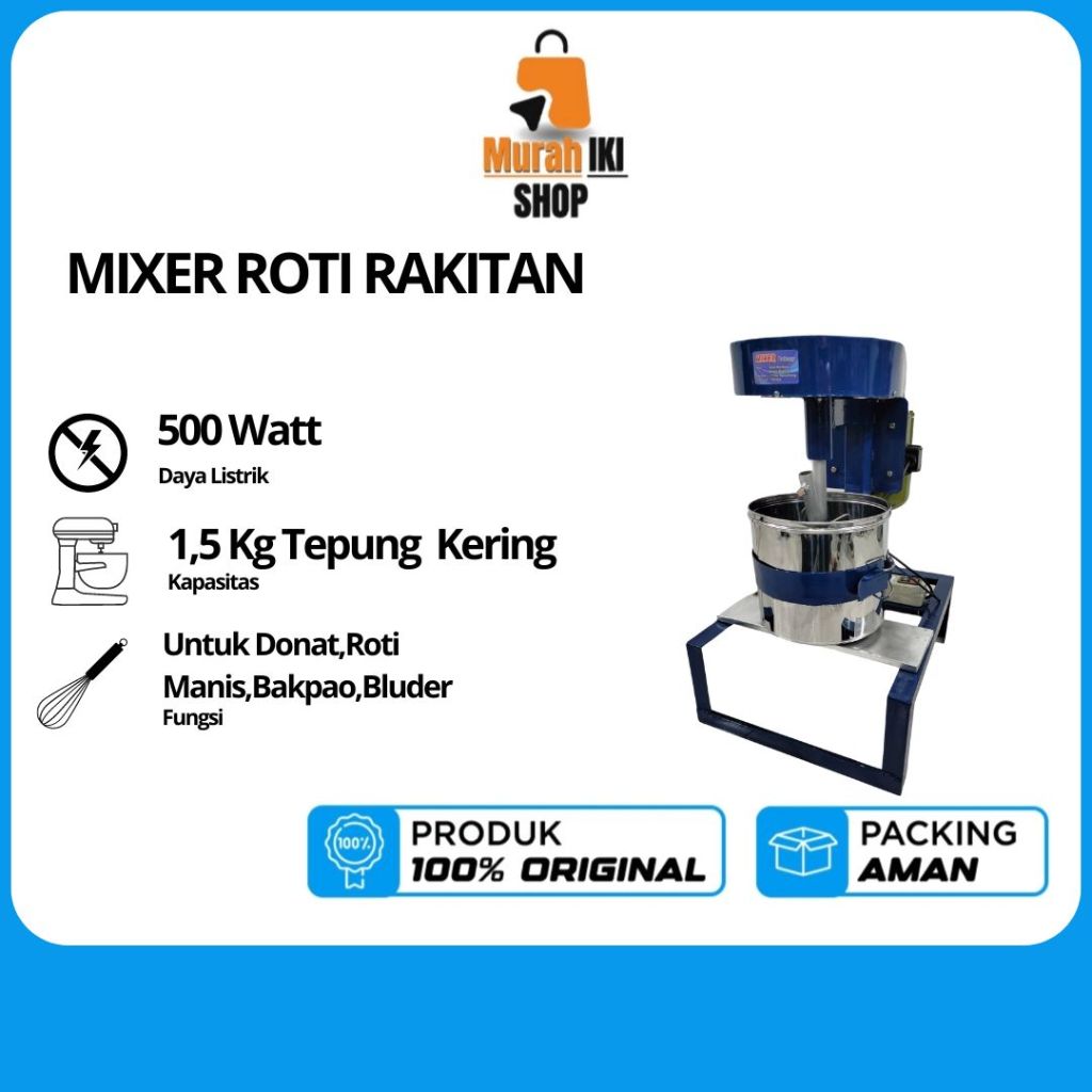 Jual MIXER ROTI RAKITAN | Shopee Indonesia