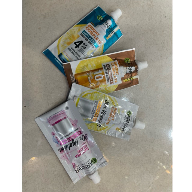 Jual Bright Complete Overnight Serum Sachet | Shopee Indonesia