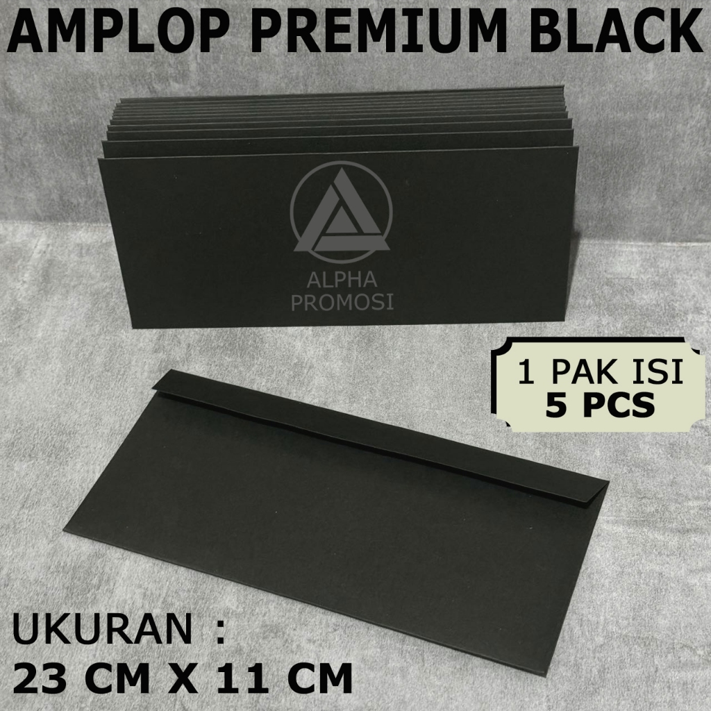Jual [ ISI 5 Pcs] Amplop Vintage PREMIUM | Amplop Hitam | Amplop Mini ...