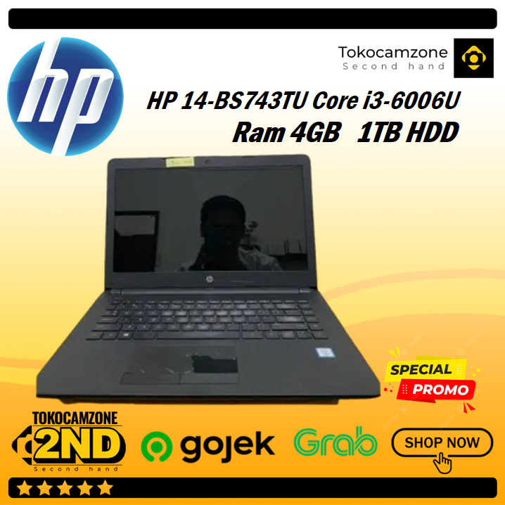 Jual HP 14-BS743TU Core i3-6006U Ram 4GB - 1TB HDD | Shopee Indonesia