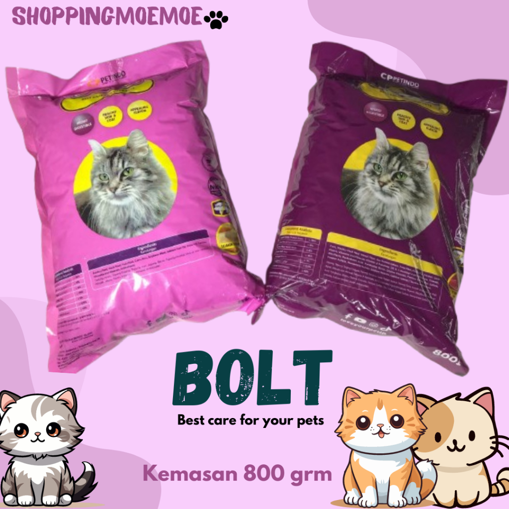 Jual PAKET ISI 2 PCS BOLT CAT FOOD Bolt FISH bolt DONAT MAKANAN KUCING ...