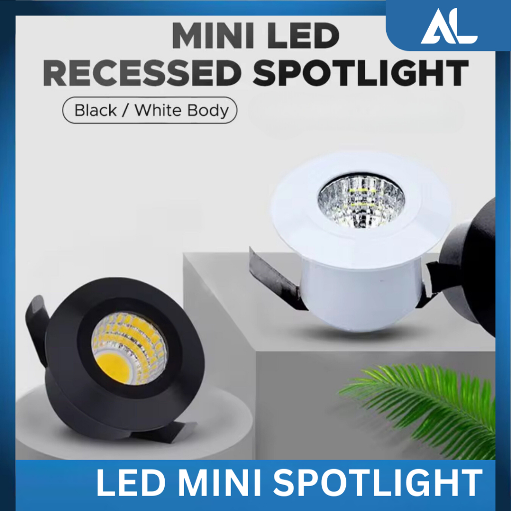 Jual LAMPU DOWNLIGHT MINI LED SPOTLIGHT 1W 2W COB LEMARI SPOT 1 WATT 2 WATT | Shopee Indonesia