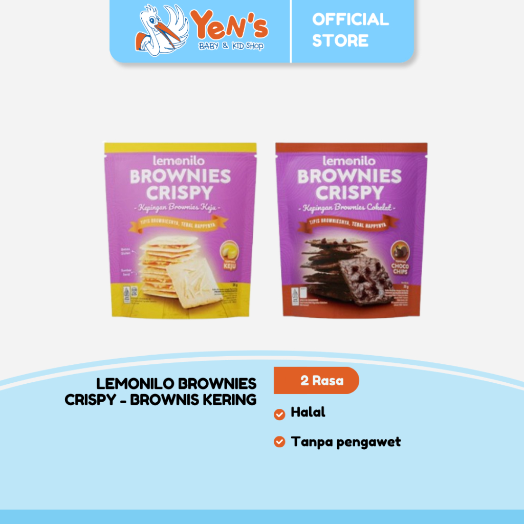 Jual LEMONILO Brownies Crispy - Brownis Kering | Shopee Indonesia