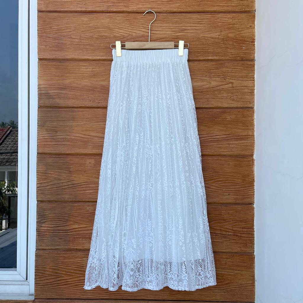 Jual Rok Brokat Plisket/rok brokat/rok premium | Shopee Indonesia