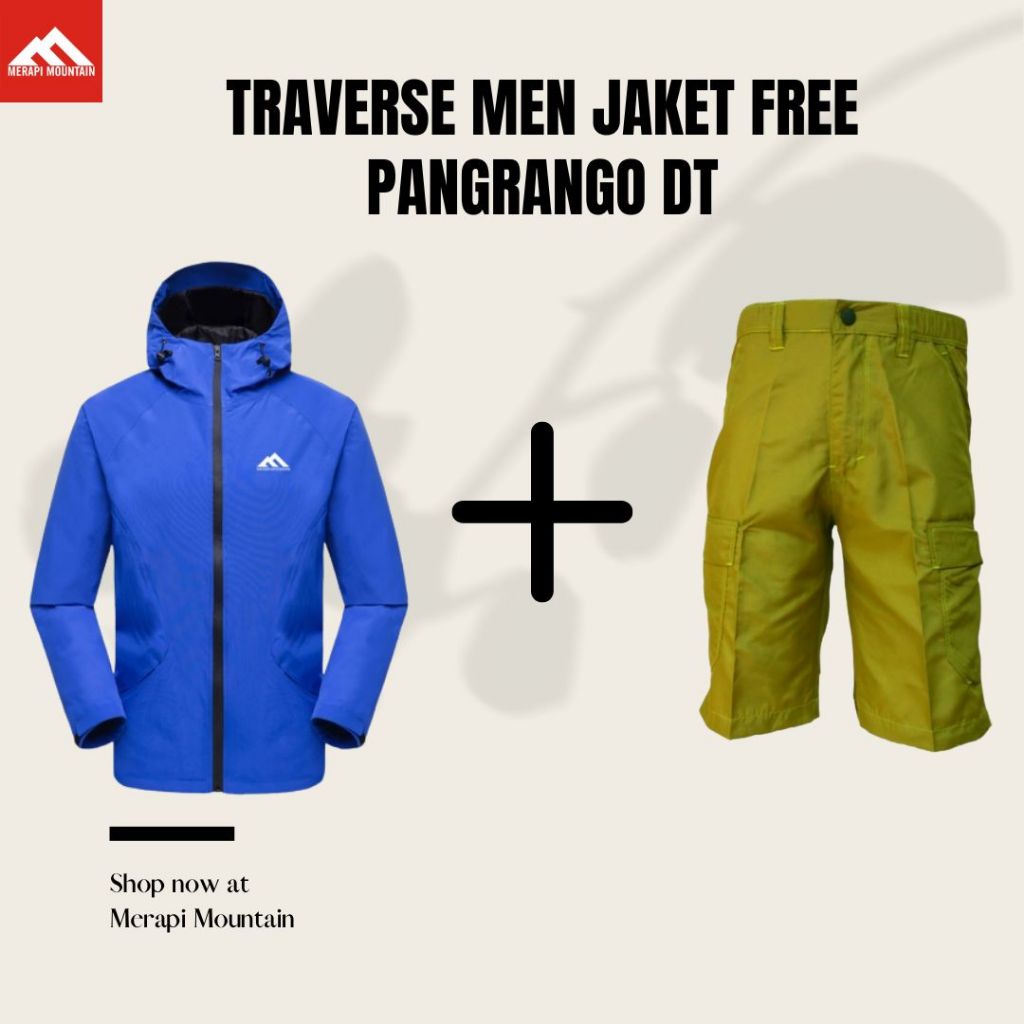 Jual MERAPI MOUNTAIN Traverse Jacket Premium Free Celana Pangrango | Shopee Indonesia