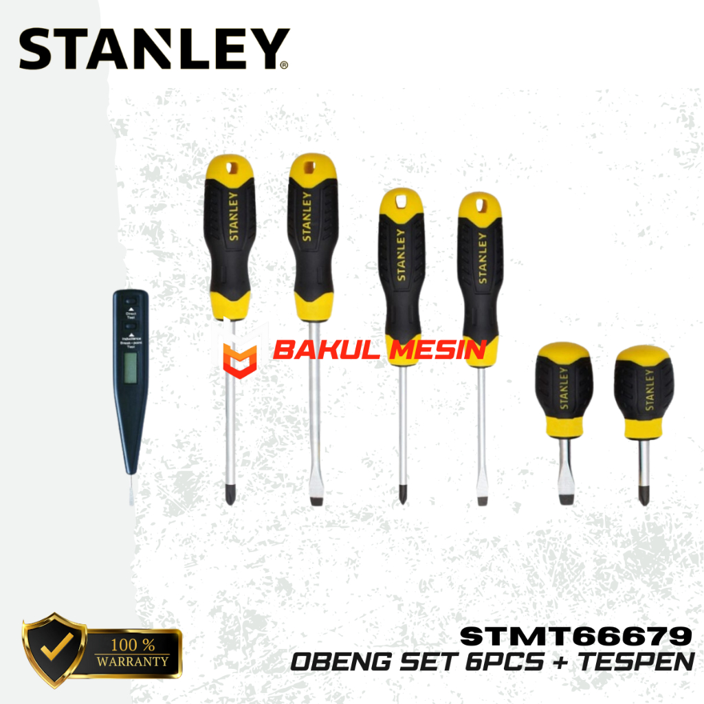 Jual Stanley STMT66679 Obeng Set 6pcs Screwdriver Set Taspen | Shopee ...