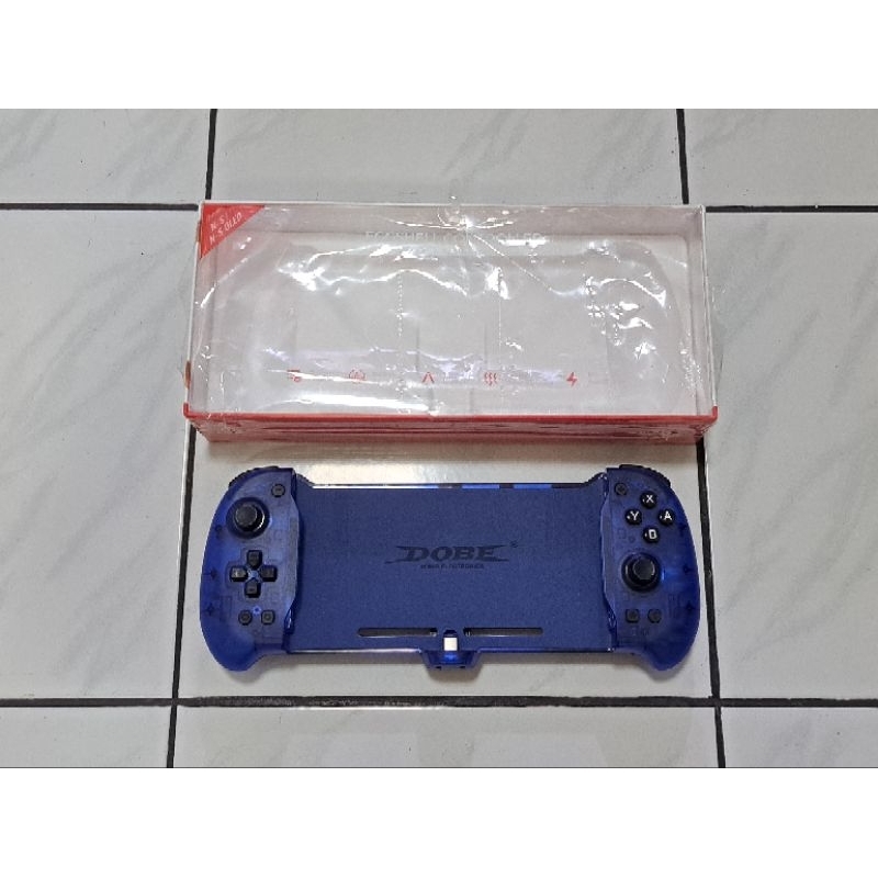 Jual Dobe Eggshell Controller Nintendo Switch V1 V2 OLED Transparent ...