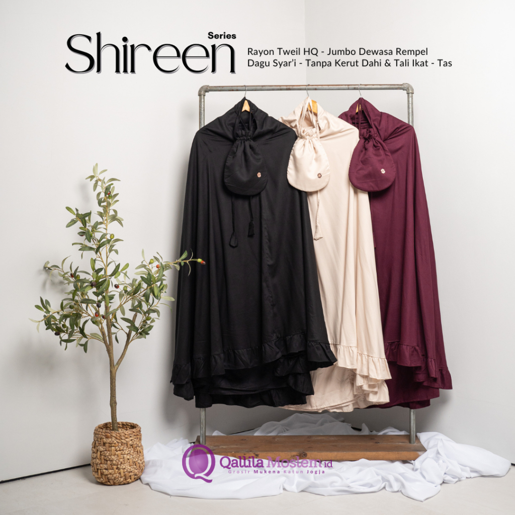 Jual MUKENA POLOS WARNA JUMBO DEWASA RAYON TWEIL TWIL PREMIUM REMPEL ...