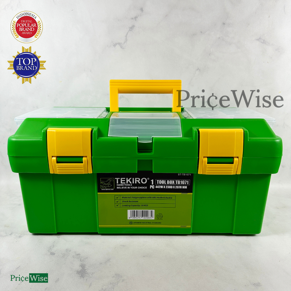 Jual Tool Box Plastik TB1071 Tekiro / Kotak Perkakas PVC | Shopee Indonesia