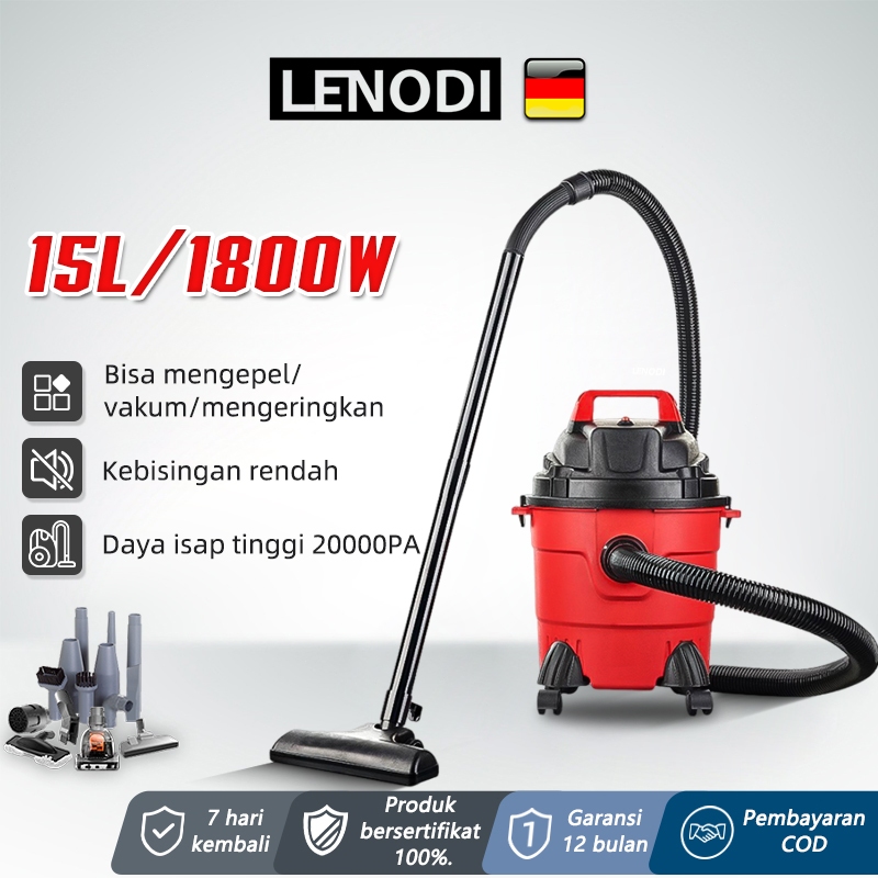 Jual LENODI 3in1 Vacuum Cleaner 15 L1800W 20000Pa Hisap yang kuat Sedot ...