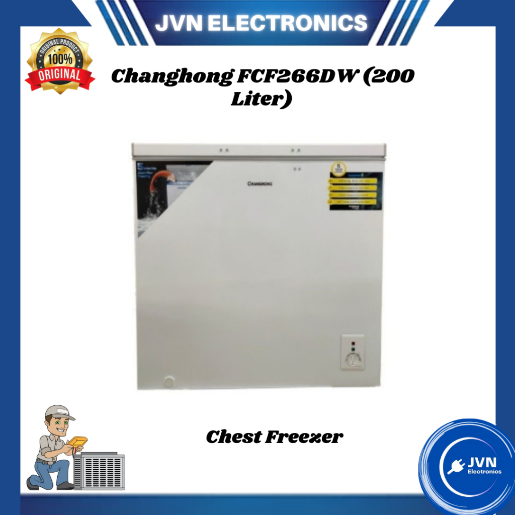 Jual Chest Freezer Changhong FCF266DW (200 Liter) | Shopee Indonesia