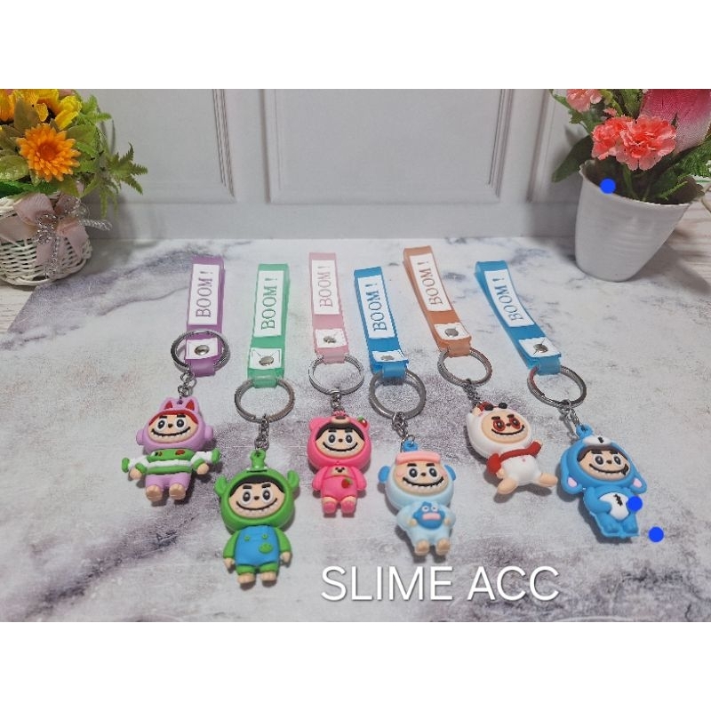 Jual SLIME ACC -GANTUGAN KUNCI LABUBU 3D STRIPE GANTUNGAN LABUBU ...