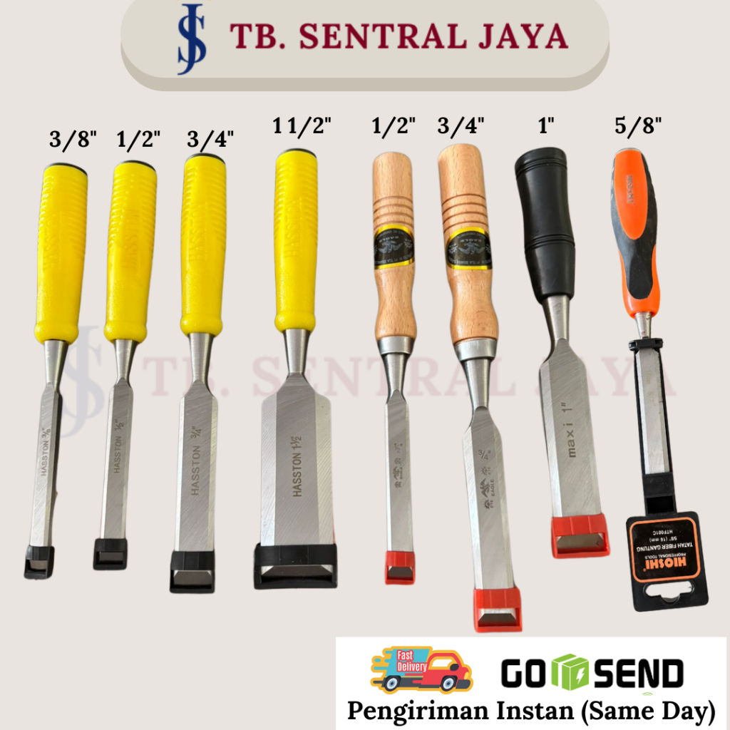 Jual Pahat Kayu/Tatah Kayu/Pahat Ukir Kayu Hasston/Pahat Kayu Hioshi ...
