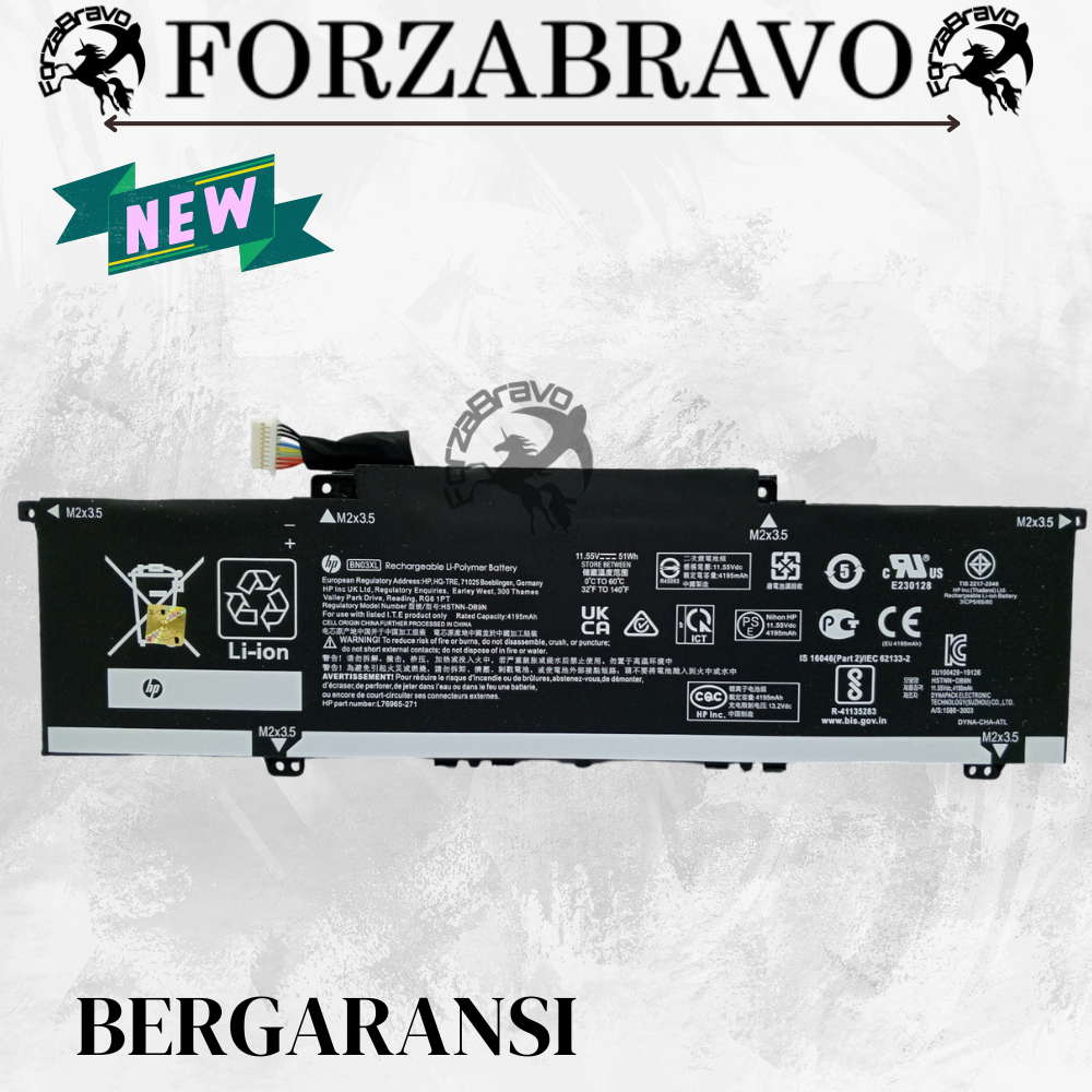 Jual BN03XL BATERAI Laptop HP Envy X360 13-AY 13-AR 13-BA X360 15 2020 ...