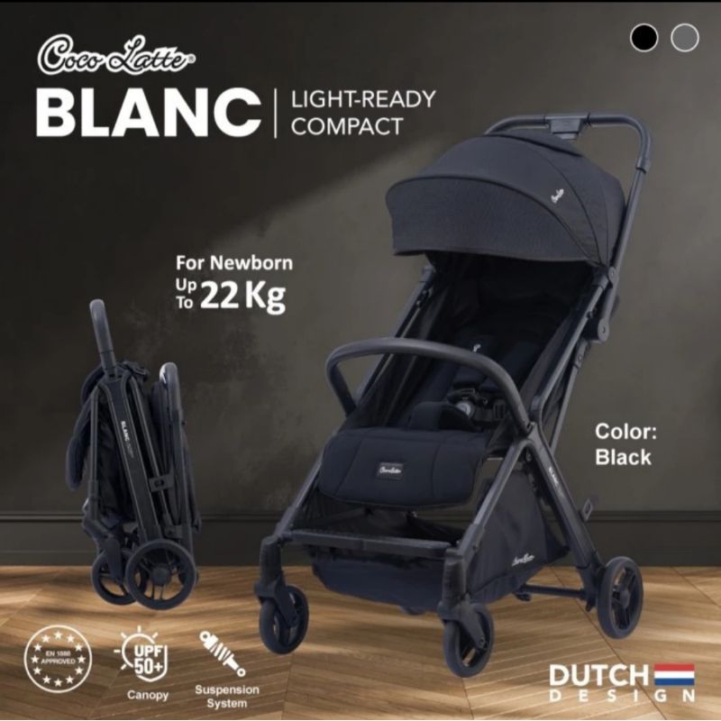 Jual STROLLER COCOLATTE BLANC Compact | Shopee Indonesia