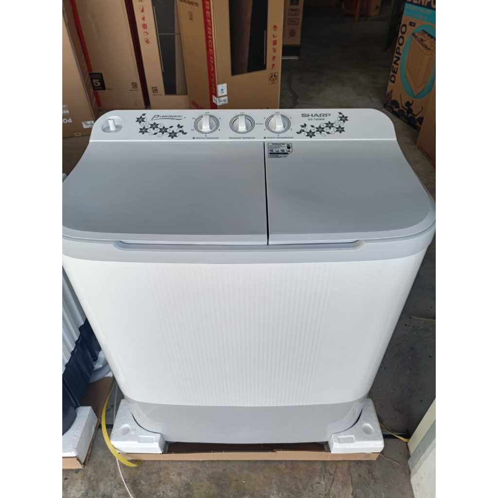 Jual MESIN CUCI SHARP 2 TABUNG EST 90 MW | Shopee Indonesia