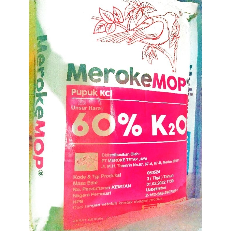 Jual Pupuk KCL Kristal Merah Meroke Mop 1Kg | Shopee Indonesia
