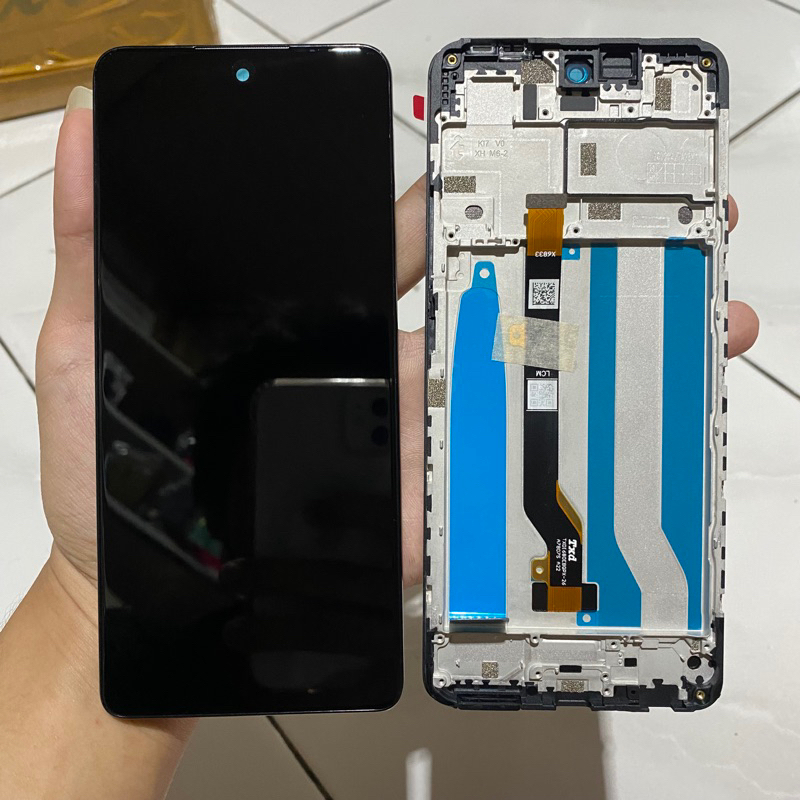 Jual LCD TOUCHSCREEN FULLSET FRAME TECNO SPARK 10 PRO KI7 ORIGINAL ...