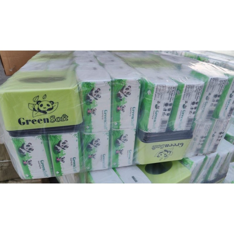 Jual Tissue Green Soft 6pcs free 1 kotak tisue atau free toples cantik ...