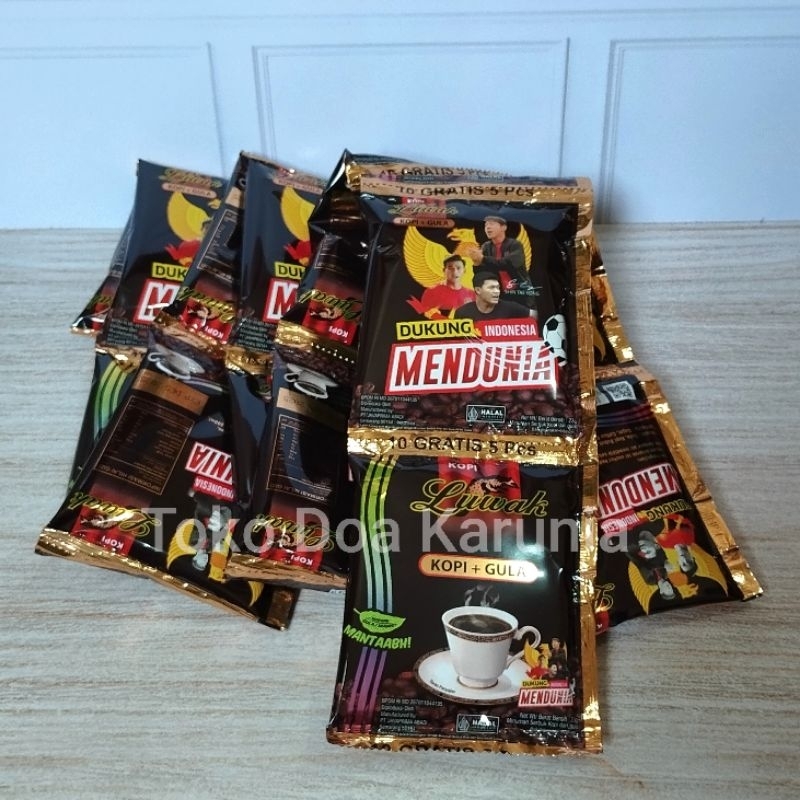 Jual Kopi Luwak Hitam+Gula Renceng (isi 15 sachet) | Shopee Indonesia