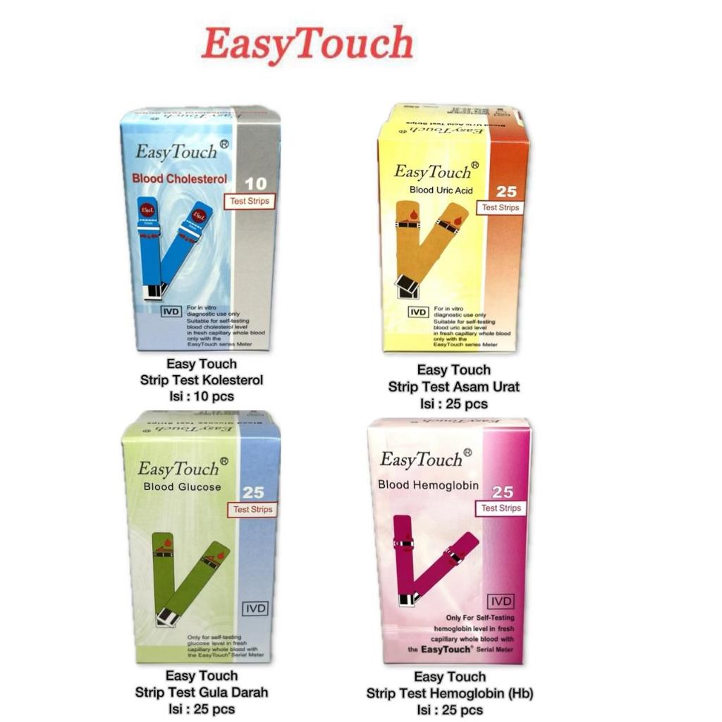 Jual STRIP TEST / STIK ISI ULANG EASY TOUCH / STRIP CEK GULA DARAH ...
