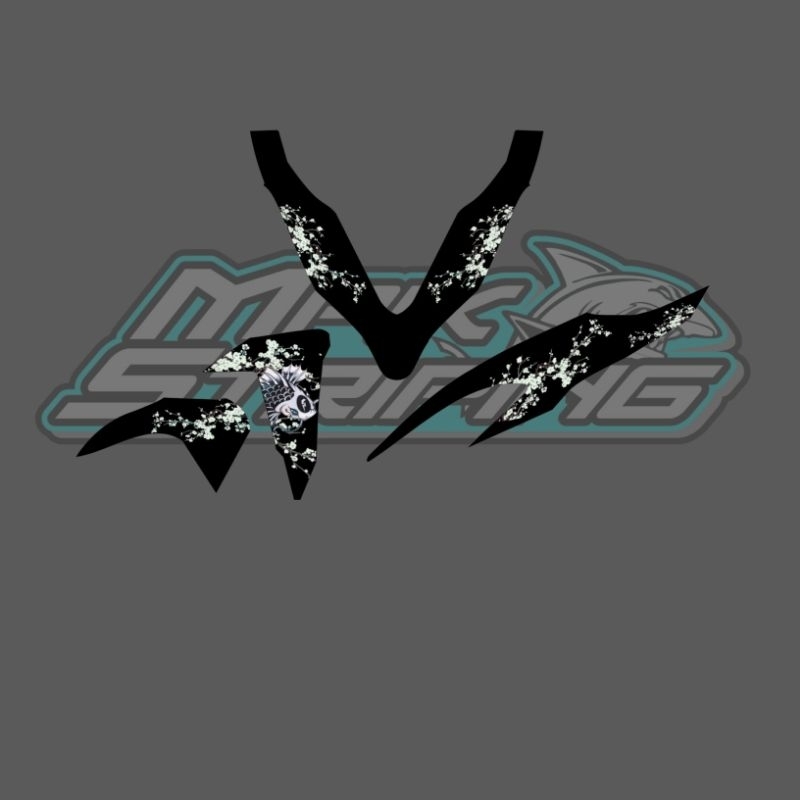 Jual STRIPING STICKER TRANSPARAN VARIO LED NEW GEN 1 MOTIF DESIGN ...