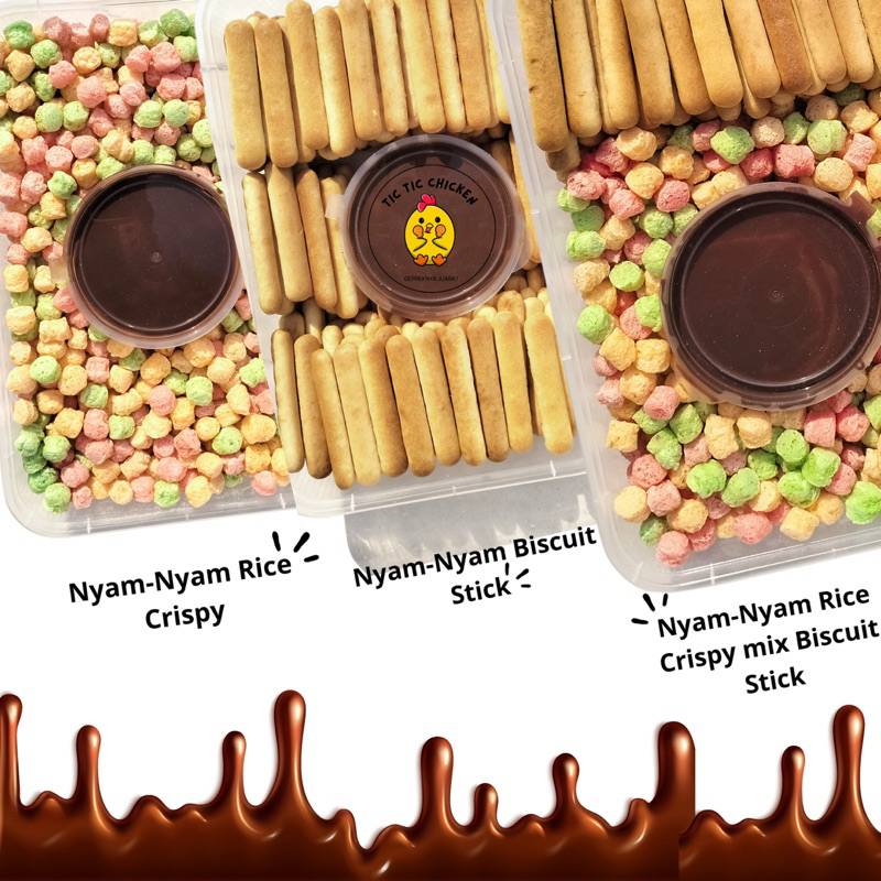 Jual Nyam Nyam Stick / Nyam nyam rice crispy cocol coklat | Shopee ...