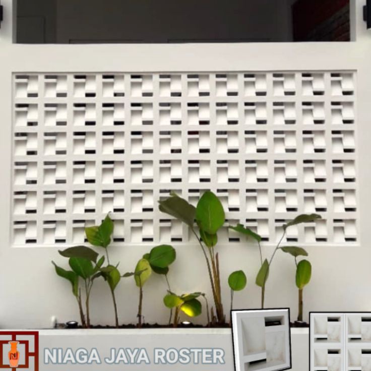 Jual Super Aman Roster Beton Loster Beton 2 sisi roster putih lubang ...