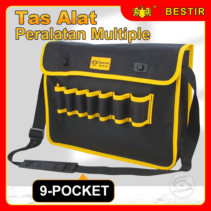 Jual Tas Perkakas 600D 20inch Tools Bags Penyimpanan Serbaguna Bahan ...