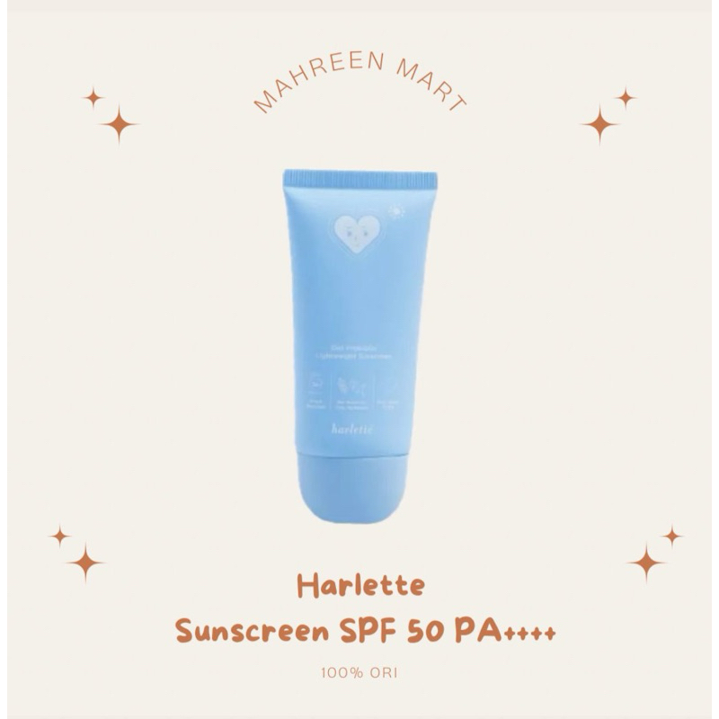 Jual Harlette Oat Probiotic Lightweight Sunscreen SPF 50 PA ...
