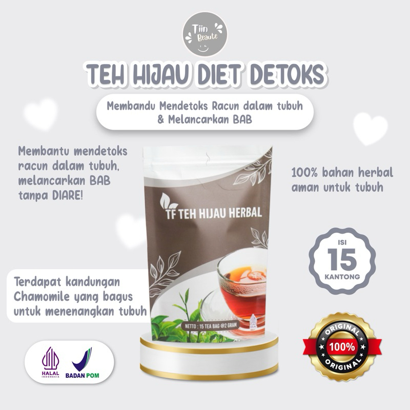 Jual TF TEH HIJAU UNTUK DIET DETOKS MELANCARKAN BAB [MEMBANTU ...