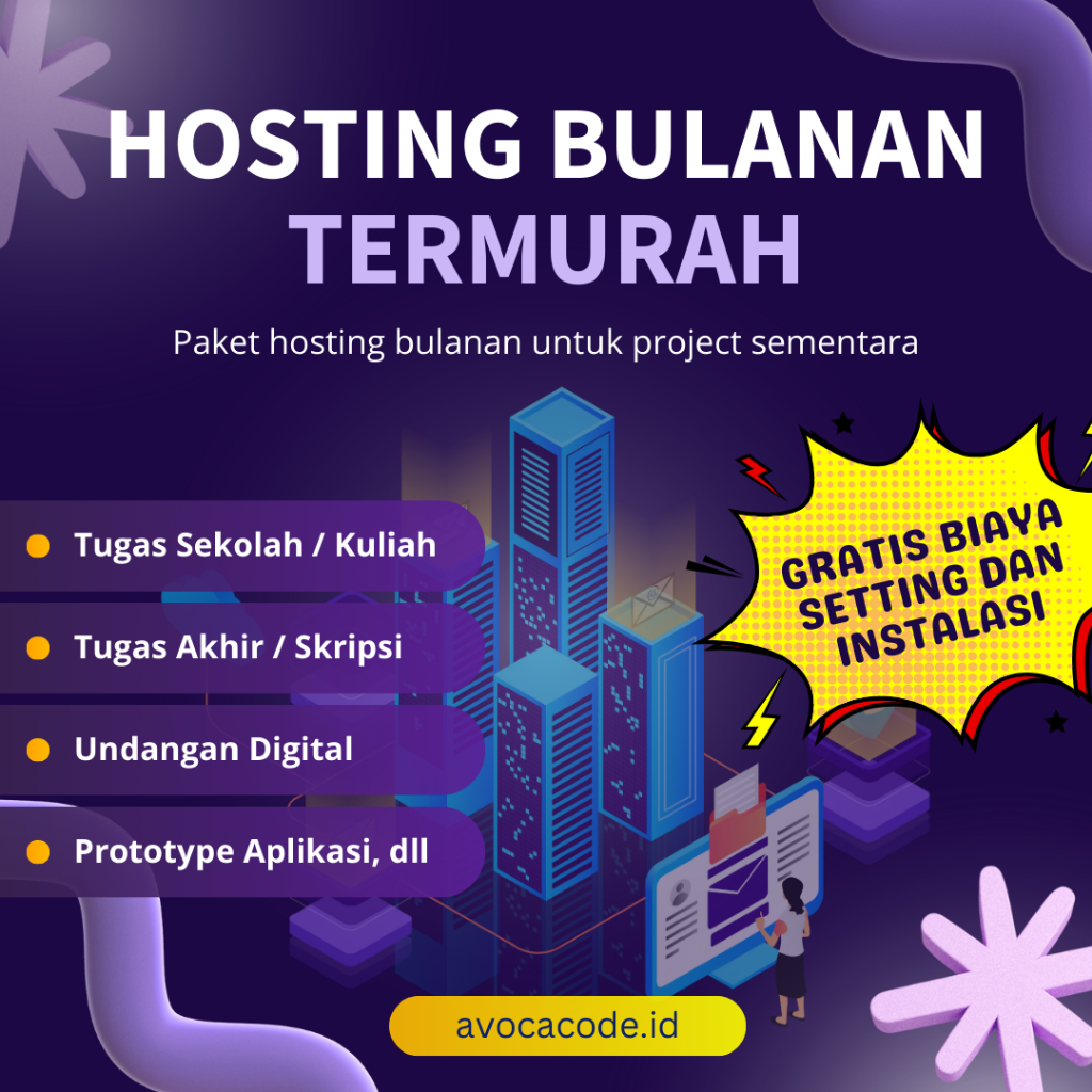 Jual Hosting Bulanan Tahunan Termurah | Sewa Bulanan dan per Tahun | Server Support Domain Email ...