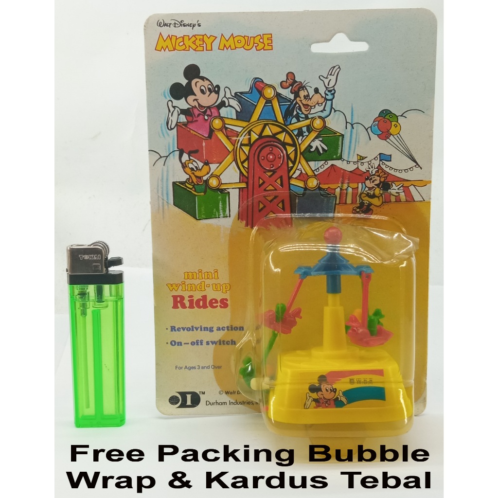 Jual Durham Walt Disney Mickey Mouse Mini Wind-Up Rides Komidi Putar ...