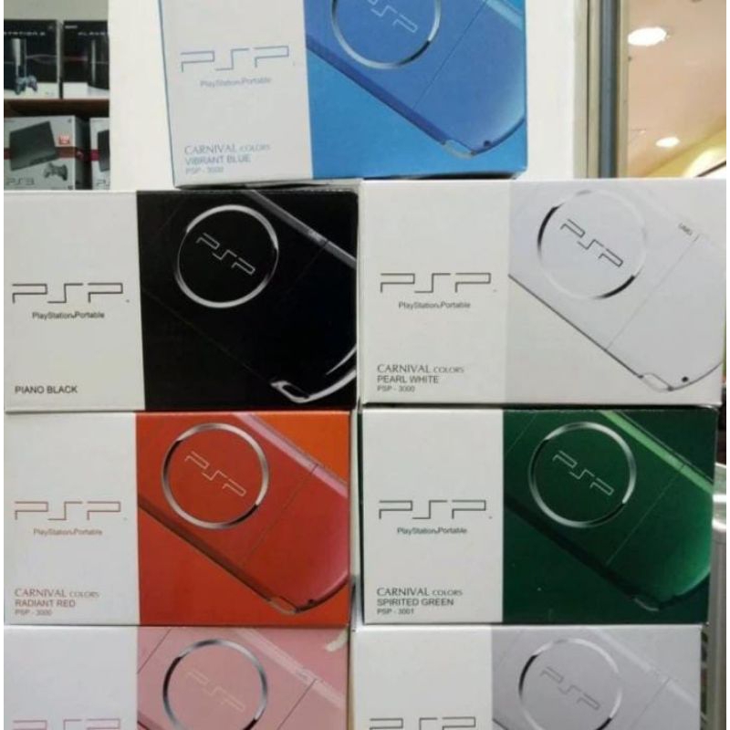 Jual Kardus PSP Sony Warna Biru Merah Hitam Pink Hijau Ungu 1000 2000 ...