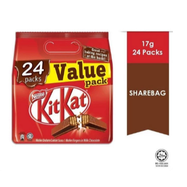 Jual ORI KITKAT KIT KAT 24 PACK Nestle Coklat original import Malaysia ...