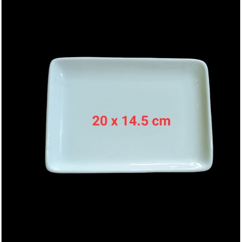 Jual Piring kotak Piring snack Piring keramik Piring segi Piring saji ...