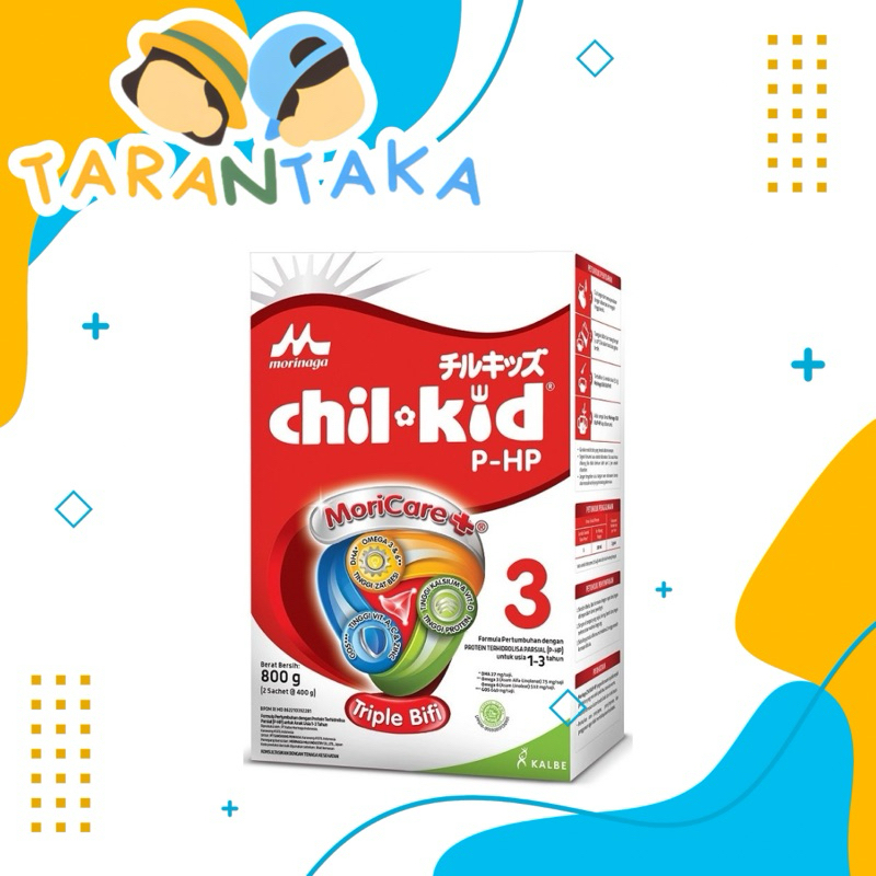 Jual Susu Morinaga Chil Kid P-HP Kemasan Box 400gr dan 800gr untuk usia ...
