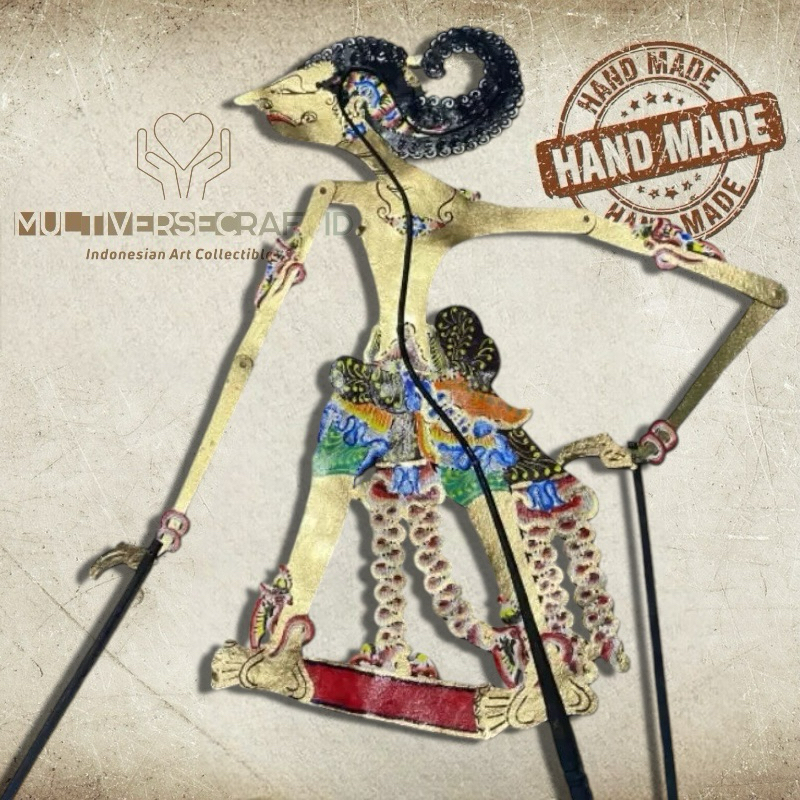 Jual Wayang Kulit Sapi Asli Wisanggeni Rapek Kualitas Standard Dalang ...