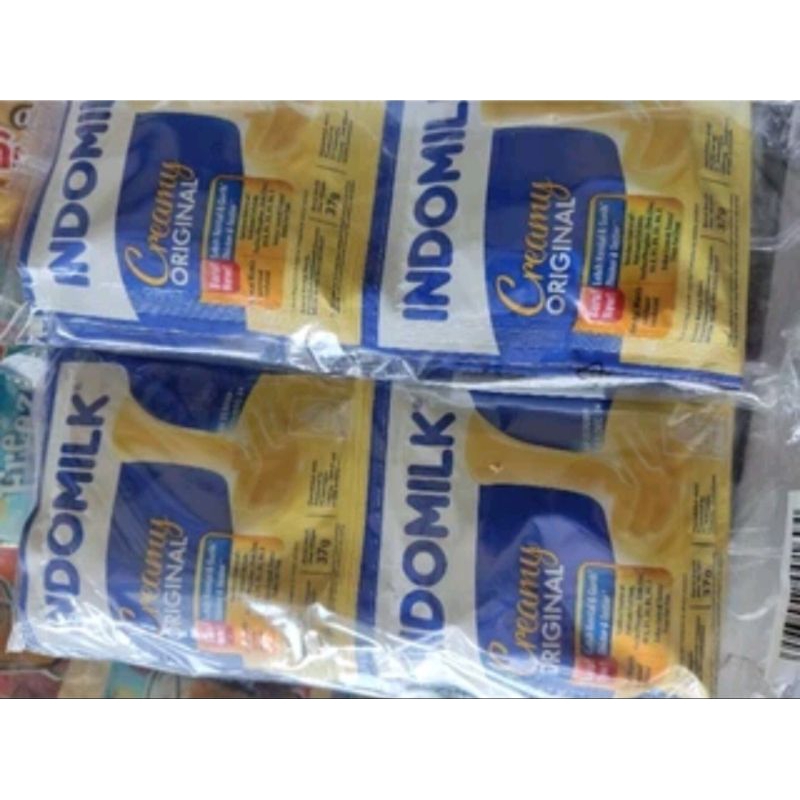 Jual SKM indomilk rasa vanilla dan coklat (susu kental manis) 1 RENTENG ...
