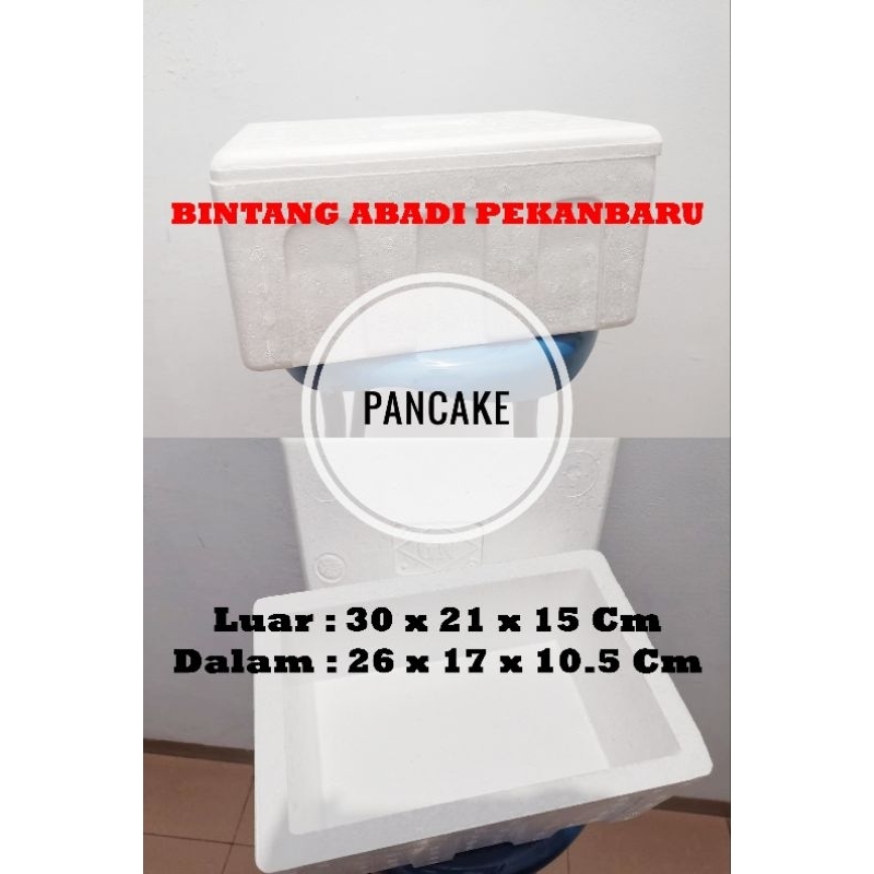 Jual Sterefoam Box Es Gabus Styrofoam Tebal PANCAKE Mini Ice Box / Box ...