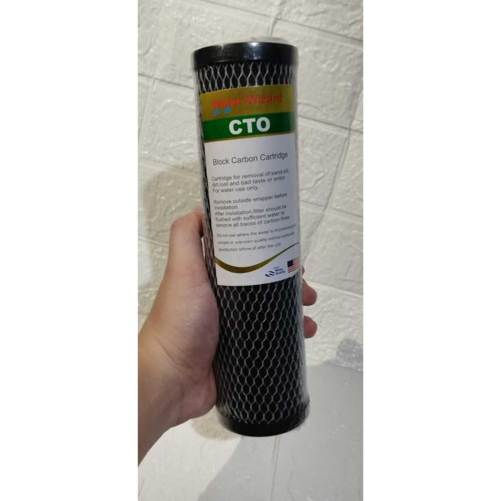 Jual Catridge CTO Filter Air 10 inch Water Wizard | Shopee Indonesia