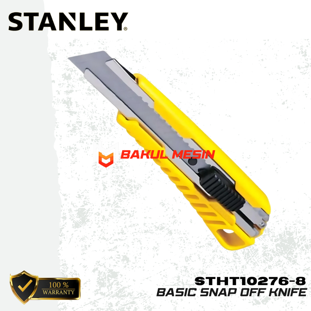 Jual STANLEY Pisau Cutter 18mm STHT10276-8 Basic Snap Off Knife | Shopee Indonesia